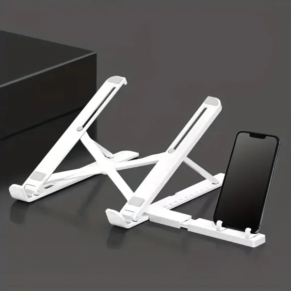 2-in-1 Multifunctional Laptop Stand Portable Storage Lifting Base Stand ...
